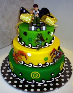 Ben 10 Cake – Two-tier Tutorial