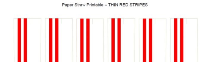 Valentine’s Day Paper Straw Templates