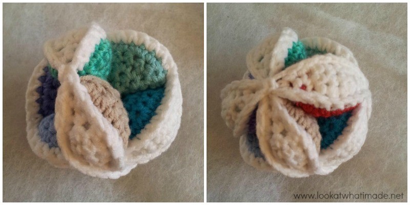 Mini Crochet Amish Puzzle Ball