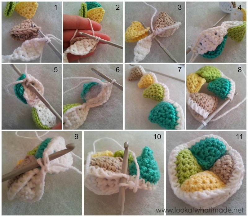Mini Crochet Amish Puzzle Ball