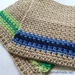 Crochet Linen Stitch Dishcloth