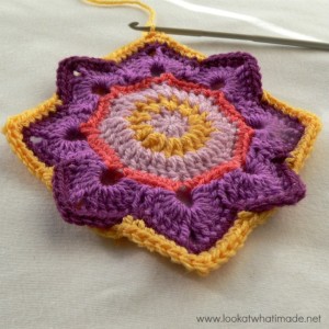 Block 7: Eight Pointed Flower {Photo Tutorial}