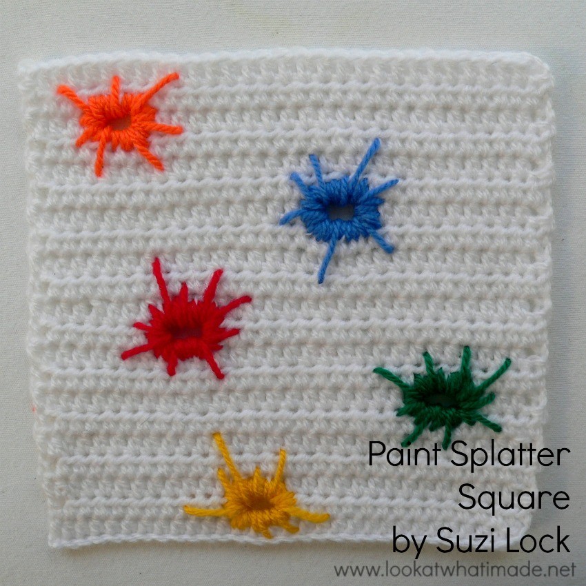 Paint Splatter Square