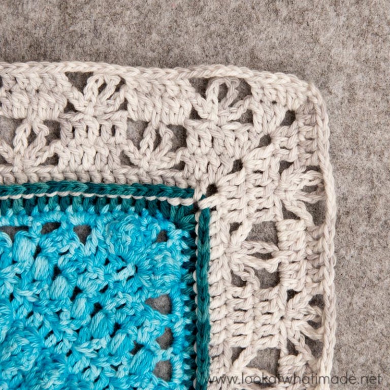 Charlotte {Large Crochet Square Part 3}