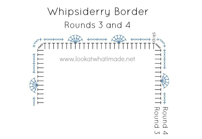 Whipsiderry Border Photo Tutorial and Chart
