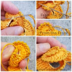 Crochet Ammonite Wrist Warmers Pattern